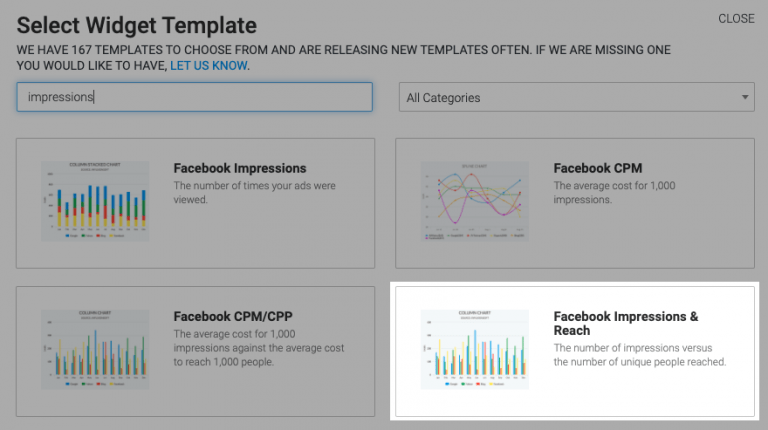 How to Configure the Facebook Impressions & Reach Report | Graphly